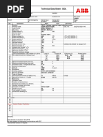 ABB Motor Technical Data Sheet | PDF | Electric Motor | Metrology