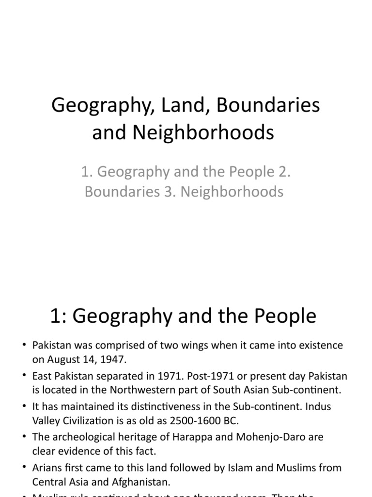 Pakistan's Geography and Borders | PDF | Indus River | Pakistan