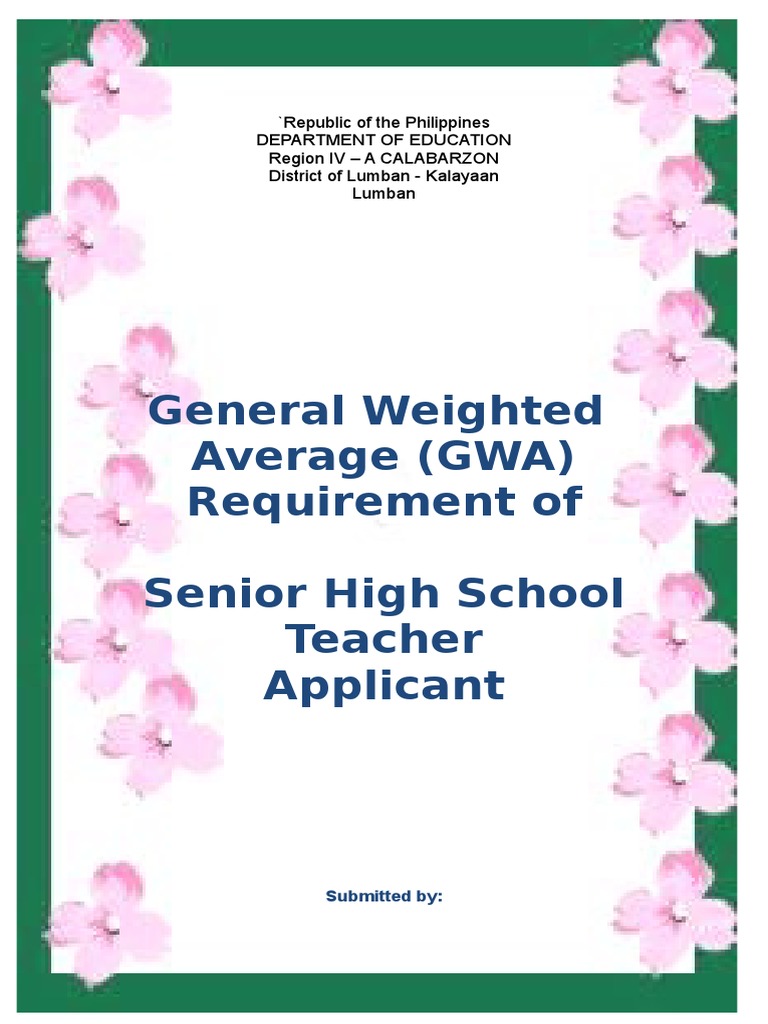 Be Form 2 - School Work Plan | PDF