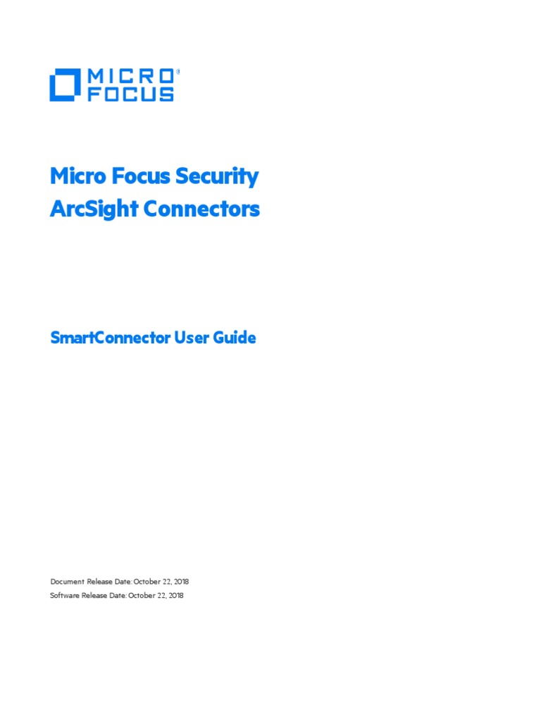 SmartConnector UserGuide | PDF | Databases | Port (Computer Networking)