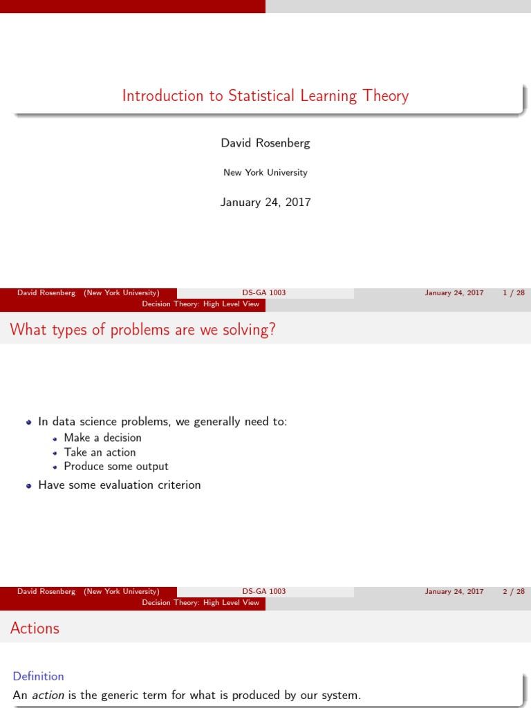 1b.intro SLT Riskdecomp | PDF | Machine Learning | Loss Function