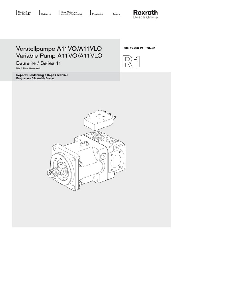 Manual de Reparacion Rexroth | PDF