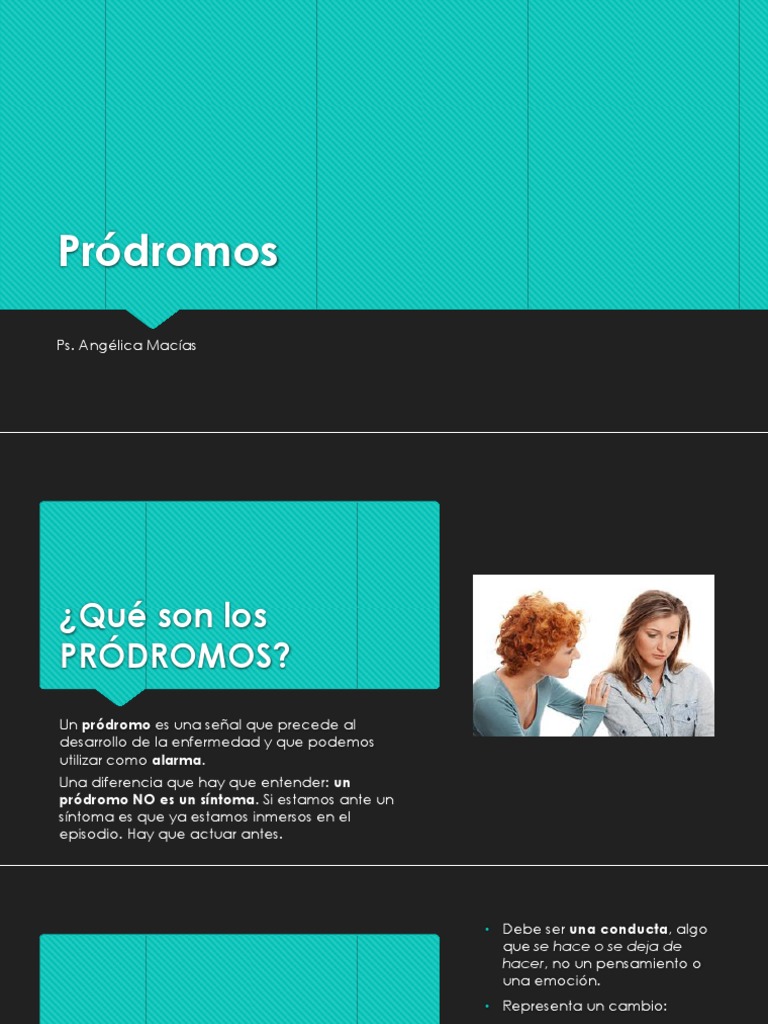 Prodromos | PDF | Desorden bipolar | Trastornos mentales y conductuales