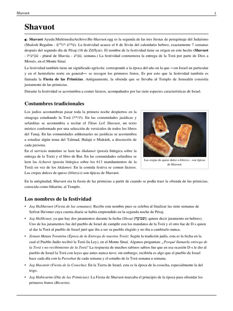 La celebración de Shavuot: Conmemorando la entrega de la Torá y el ...