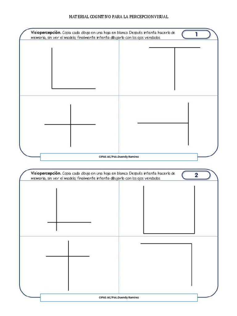 Ejercicios Percepcion Visual | PDF