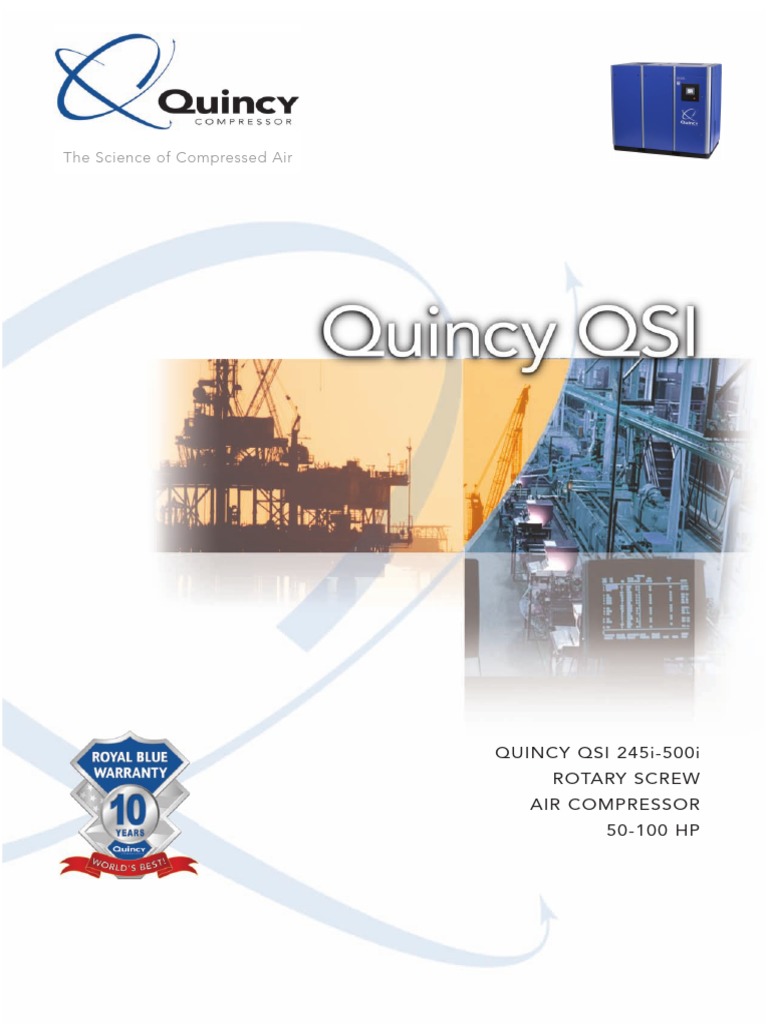 The Science of Compressed Air: QUINCY QSI 245i-500i Rotary Screw Air ...
