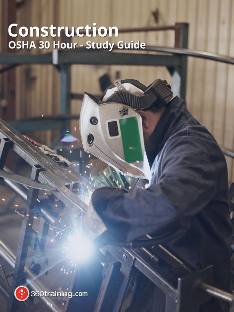 OSHA - 30-Hr Construction - StudyGuide - v2 PDF | PDF | Occupational ...