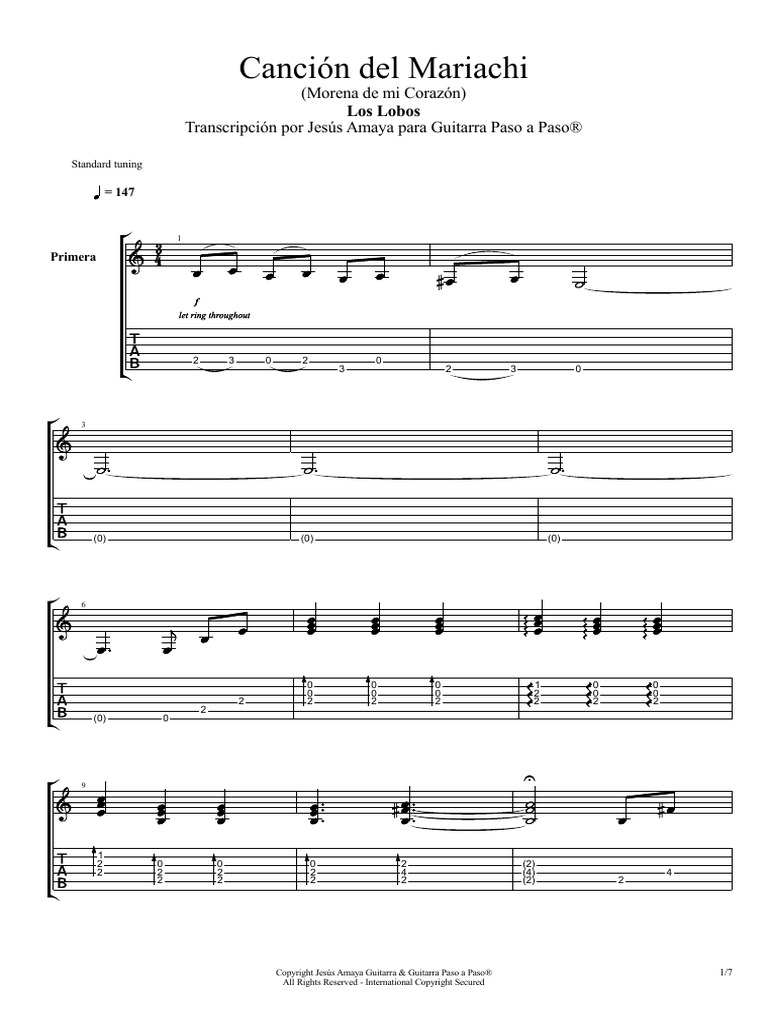 Mariachi - Antonio Banderas | PDF