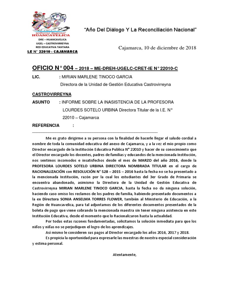 OFICIO | PDF | Aprendizaje | Educación avanzada