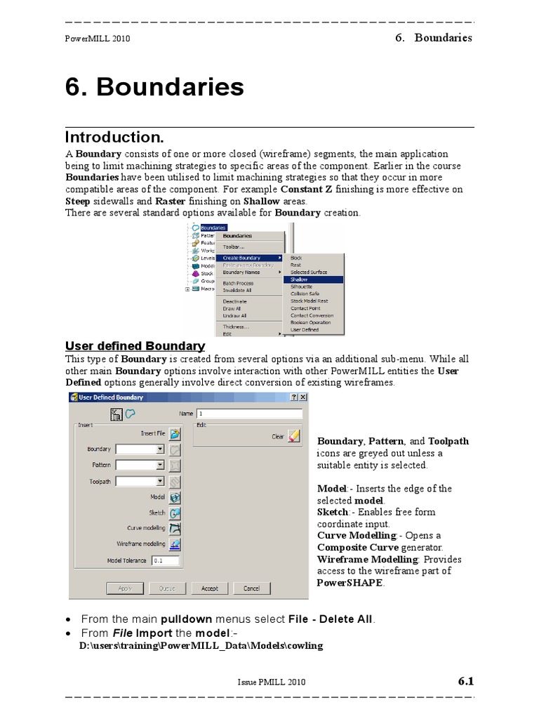 v2010 06 Boundaries | PDF | Icon (Computing) | Menu (Computing)