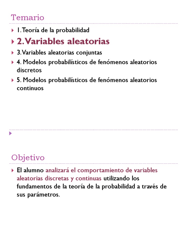 Variables Aleatorias y Probabilidad | PDF | Variable aleatoria | Diferencia