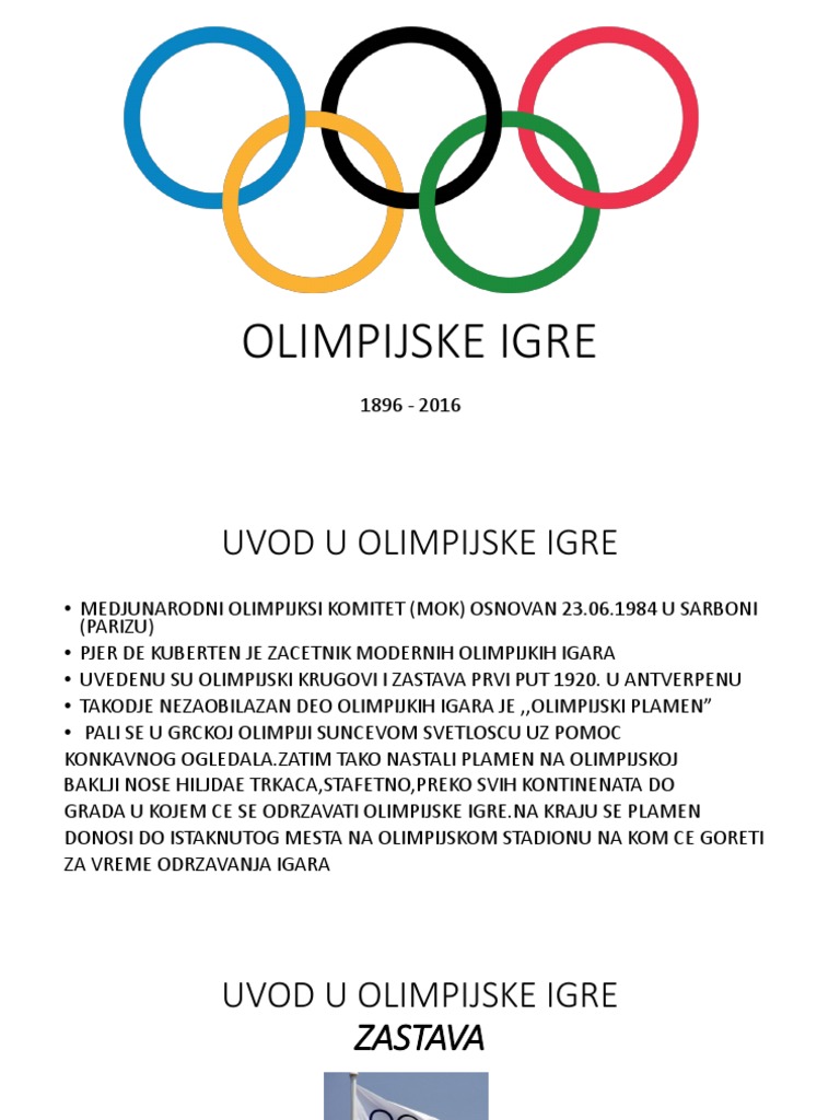 Olimpijske Igre | PDF