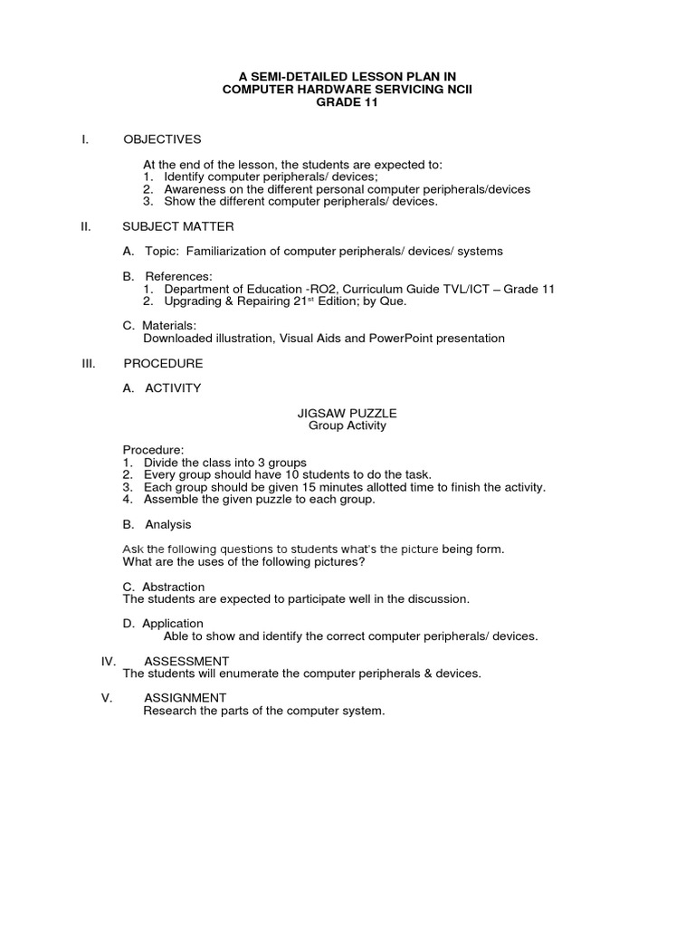 Css Lesson Plan | PDF | Lesson Plan | Educational Technology