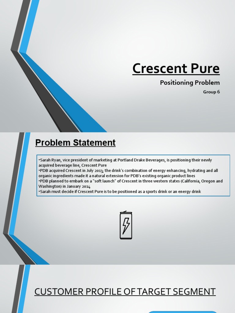 Crescent Pure - Group6 | PDF | Drink | Determinants Of Health