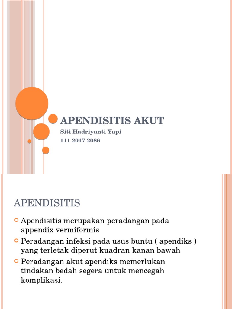 Appendicitis Akut | PDF