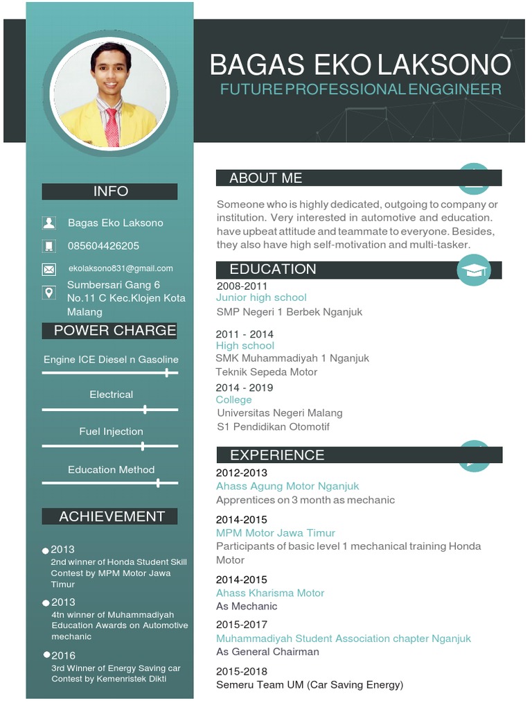 Bagas Eko Laksono: Future Professional Enggineer | PDF