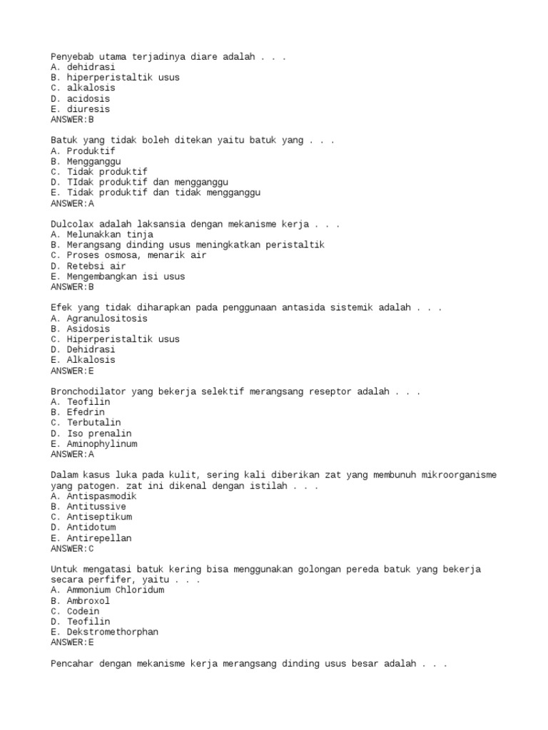Soal Prs Uas Kelas Xi | PDF
