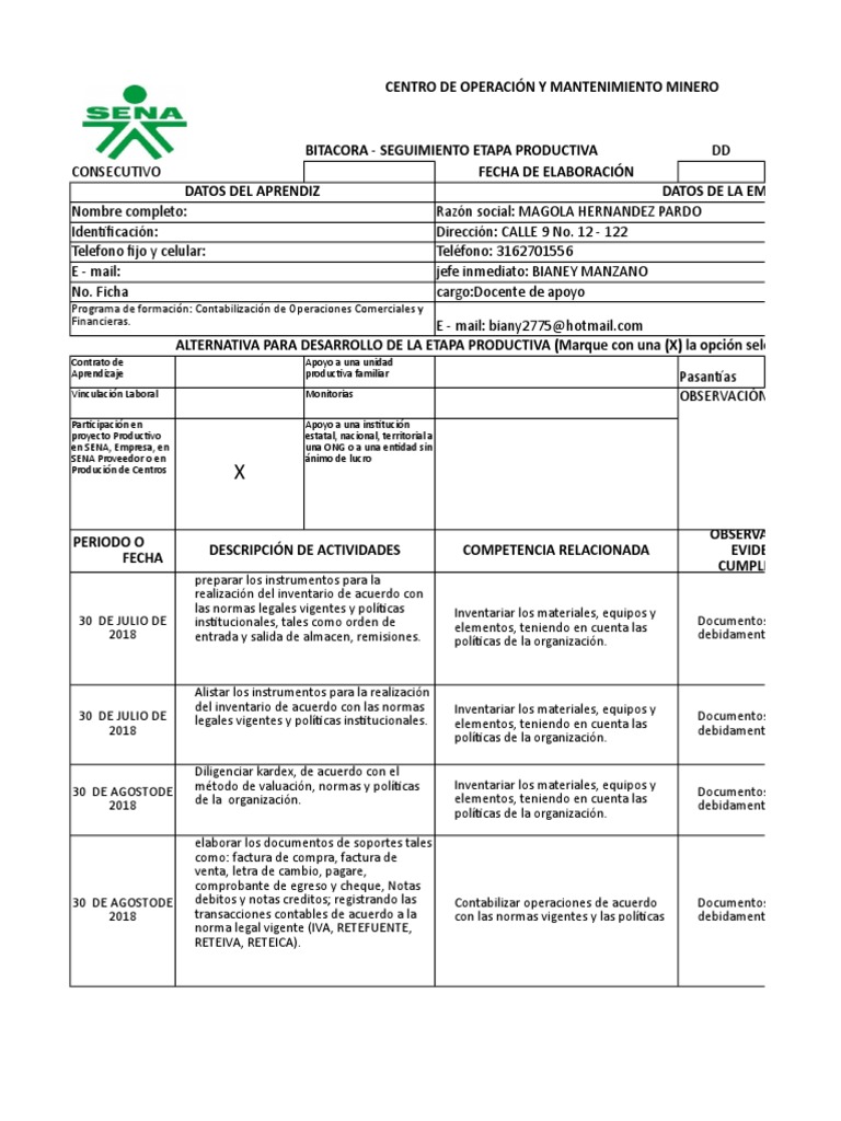 BITACORA | PDF | Contabilidad | Factura