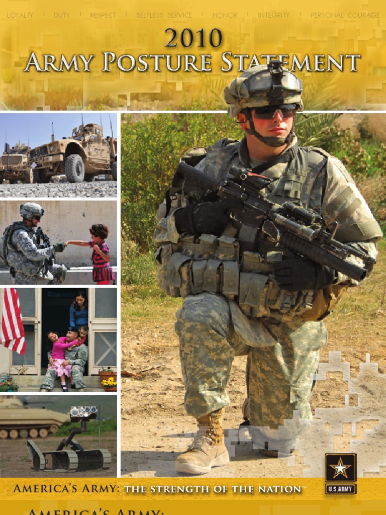 2010 Army Posture Statement | PDF | History
