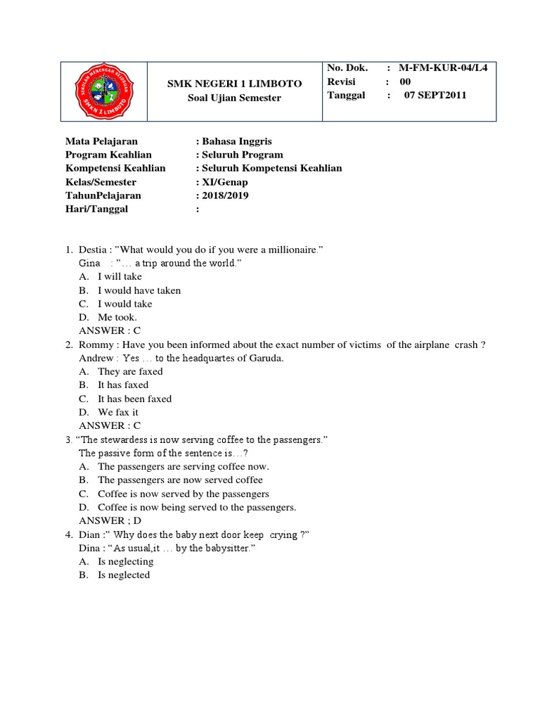 Upload Cbtadmin KELAS 11 | PDF | Formaldehyde | Octopus