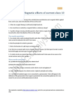 Magnetism Revision Questions and Answers | PDF | Magnetic Field ...