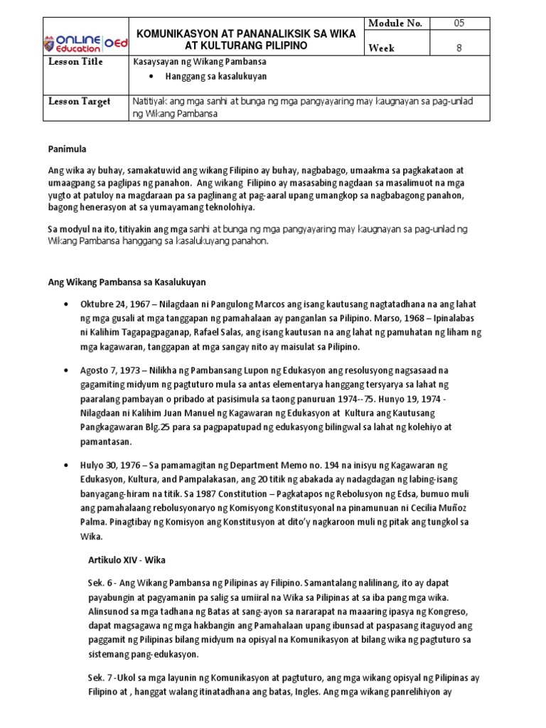 Week008 Module | PDF