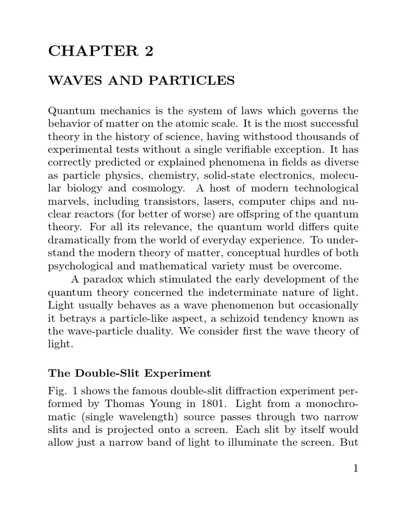 The Wave-Particle Duality: An Explanation of Light's Bizarre Behavior ...