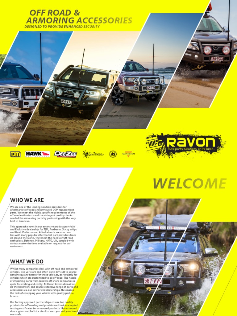 RAVON Brochure | PDF | Off Roading | Tent