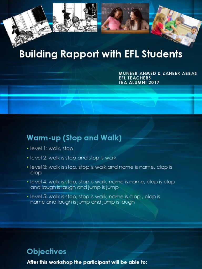 Building Rapport With EFL Students | PDF | Human Communication | Action ...