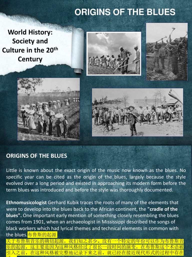 Origins of The Blues | PDF | Blues | Music Of The African Diaspora