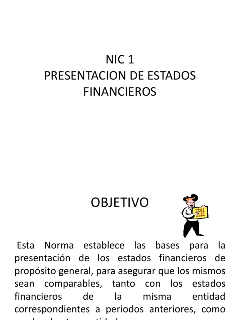 NIC1 | PDF | Empresas | Contabilidad