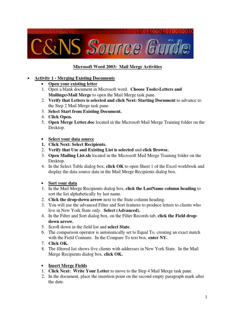 Its Mailmerge Activities | PDF | Microsoft Outlook | Microsoft Excel