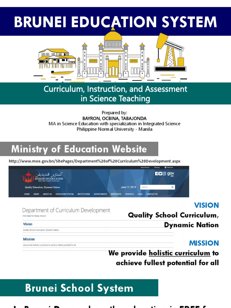 An Overview of Brunei's Education System: Curriculum, Pedagogy, and ...
