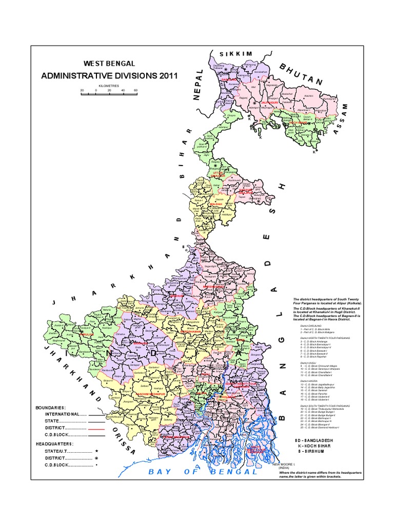 Full Map WEST BENGAL PDF | PDF