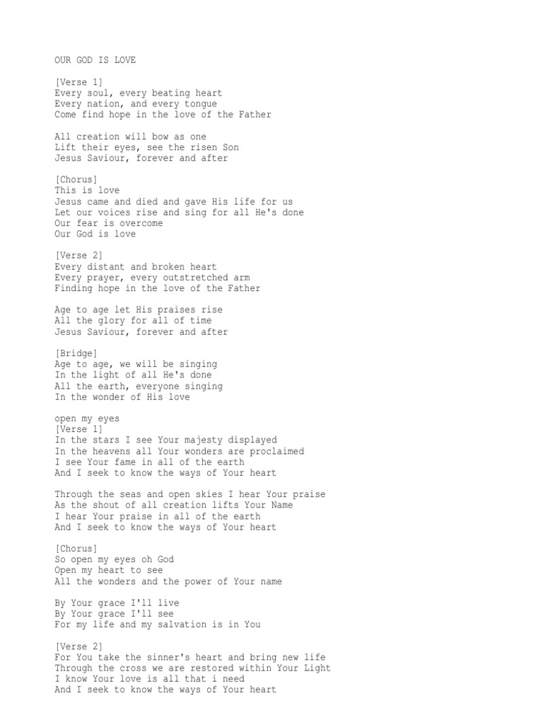 Beautiful Exchange Album | PDF | Song Structure | Heaven