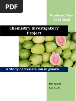 Class 12th Chemistry Project On Investigatory Test On Guava | PDF ...