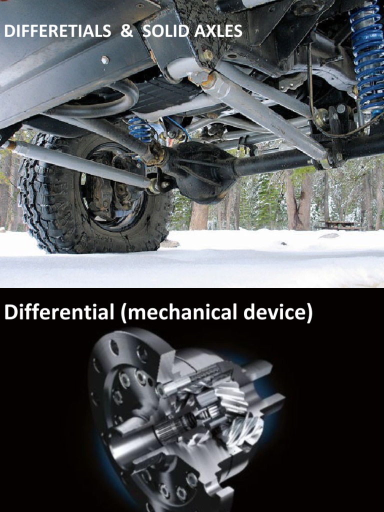 Differetials & Solid Axles | PDF | Suspension (Vehicle) | Transmission ...
