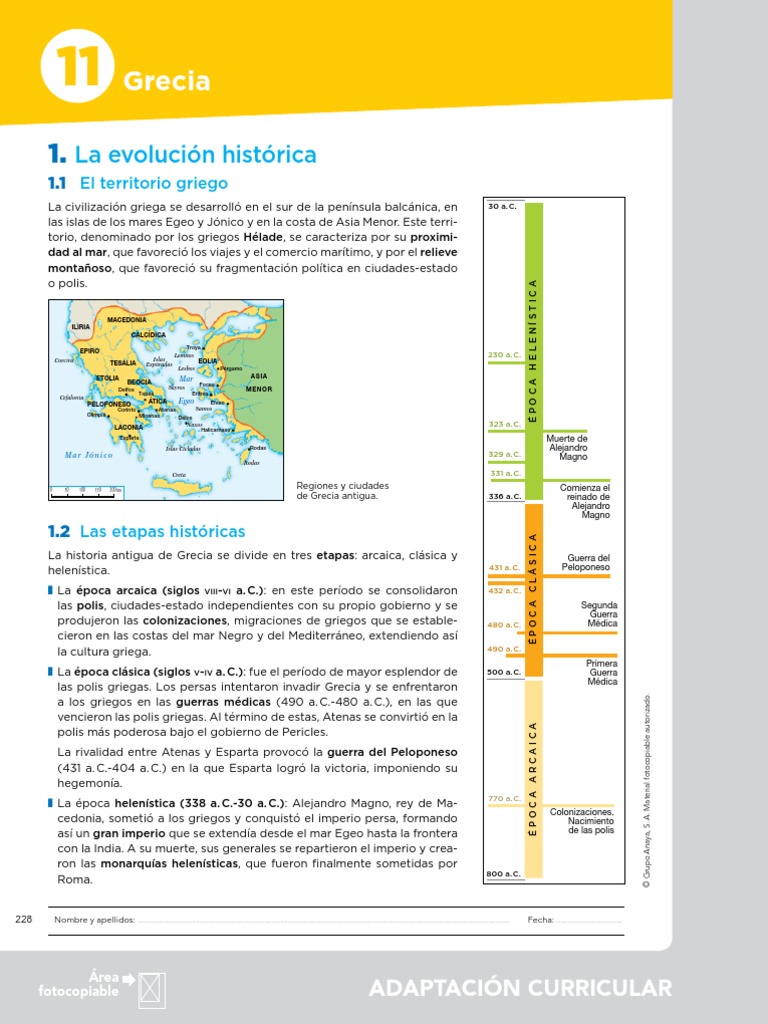 1º Eso Grecia | PDF | Antigua Grecia | Esparta