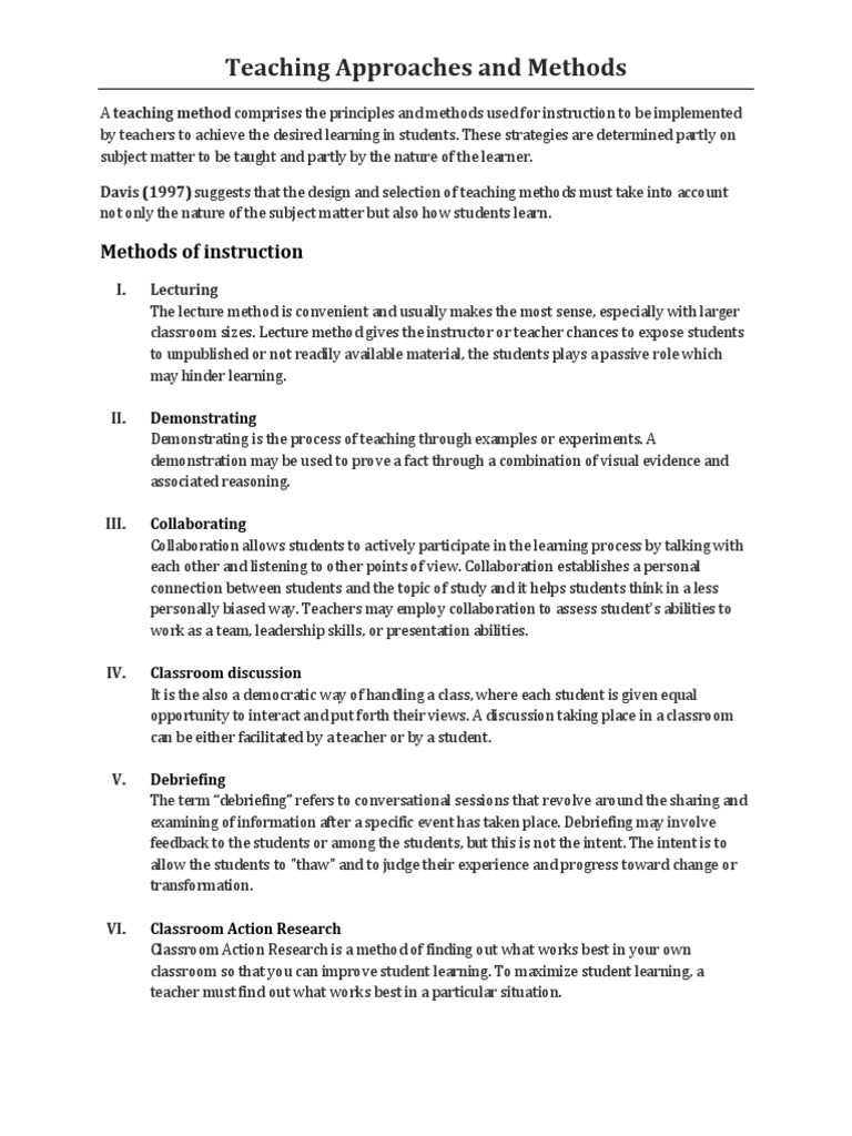 Maximizing Student Learning: A Comprehensive Review of Effective ...