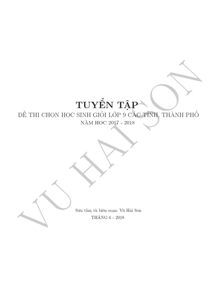 tuyển tập hsg | PDF