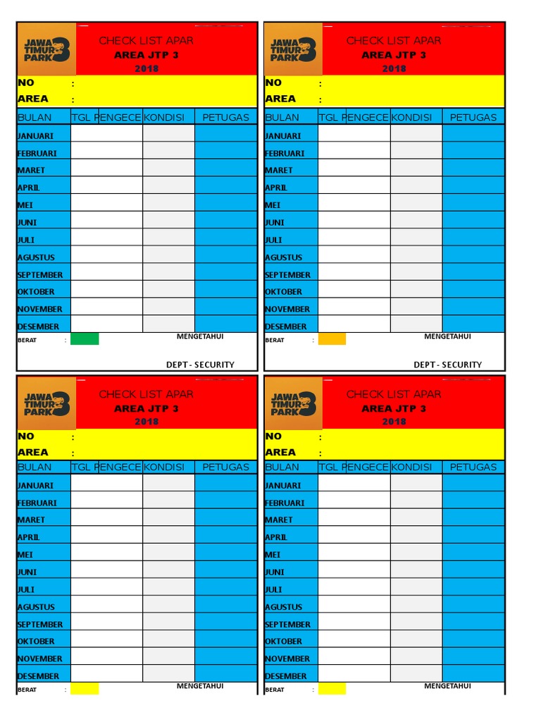 BIN CARD APAR JTP 3 | PDF