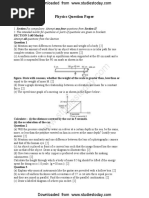 CBSE Class 9 Physics Worksheet - Force and Laws of Motion | PDF | Force ...