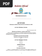 Ley 21.965 - Organica de La PFA | PDF | Policía | Regulación