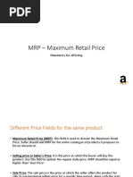 OEM MRP Declaration for GeM Approval | PDF