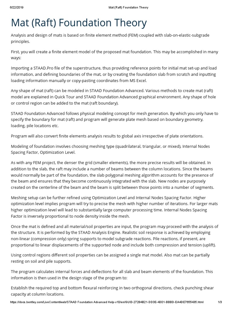 Mat Raft Bentley | PDF | Finite Element Method | Applied Mathematics