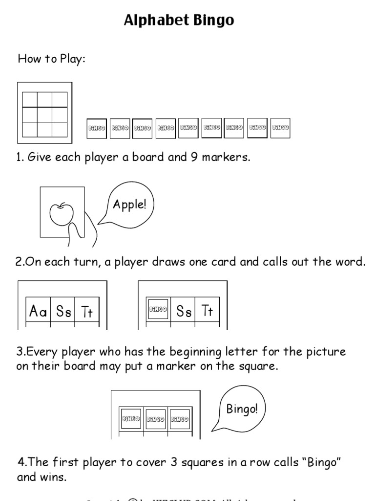 Bingo Do Alfabeto | PDF