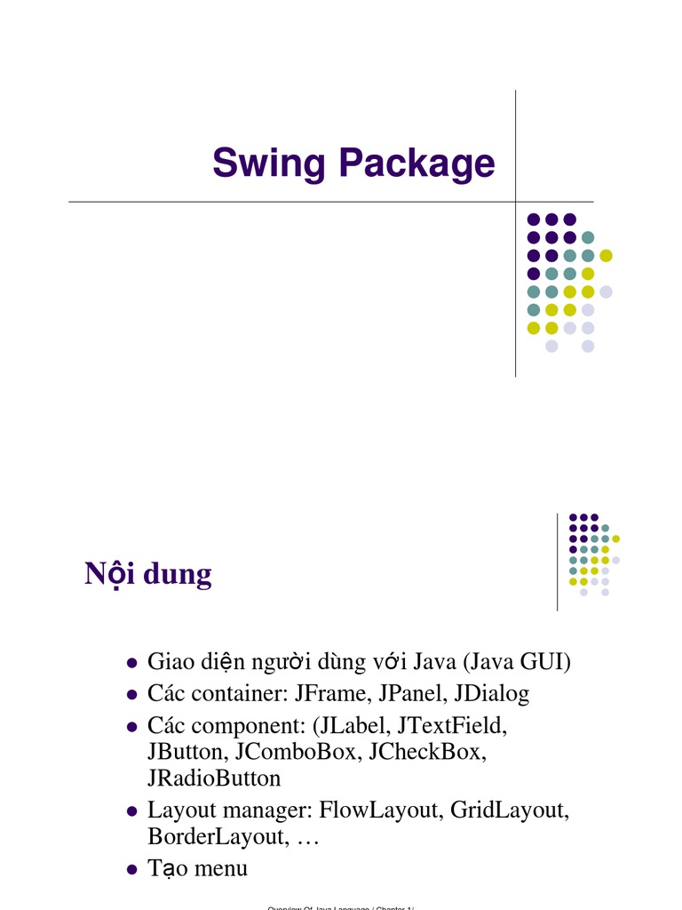 Swing GUI | PDF