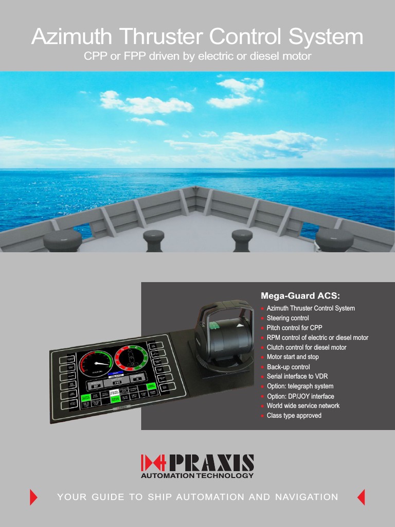 Azimuth Thruster Control System (ACS) PDF | PDF | Input/Output ...
