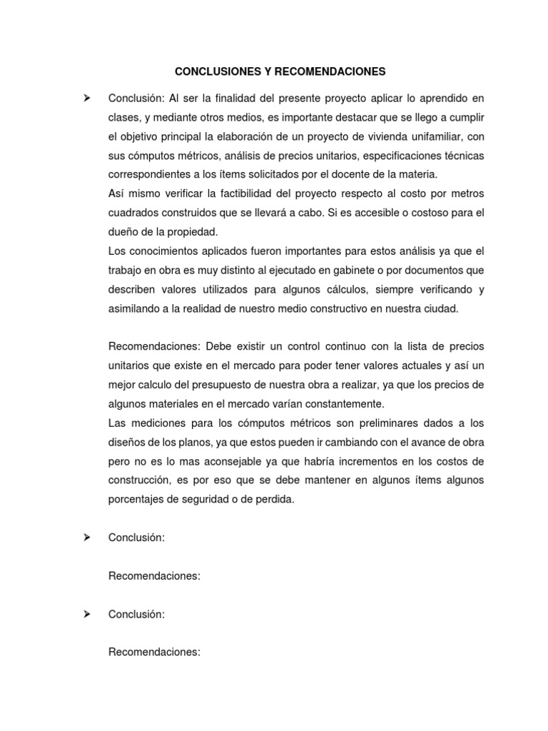 Conclusiones Y Recomendaciones | PDF | Informática | Tecnología