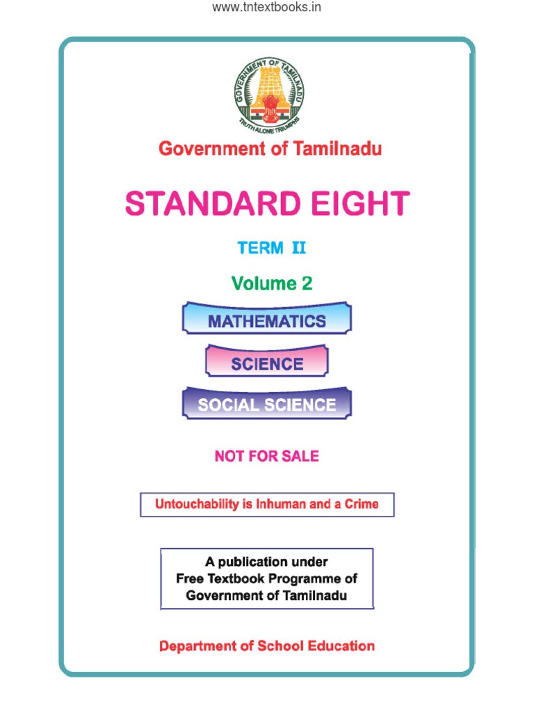 Std08 II Maths EM PDF | PDF | Polynomial | Factorization